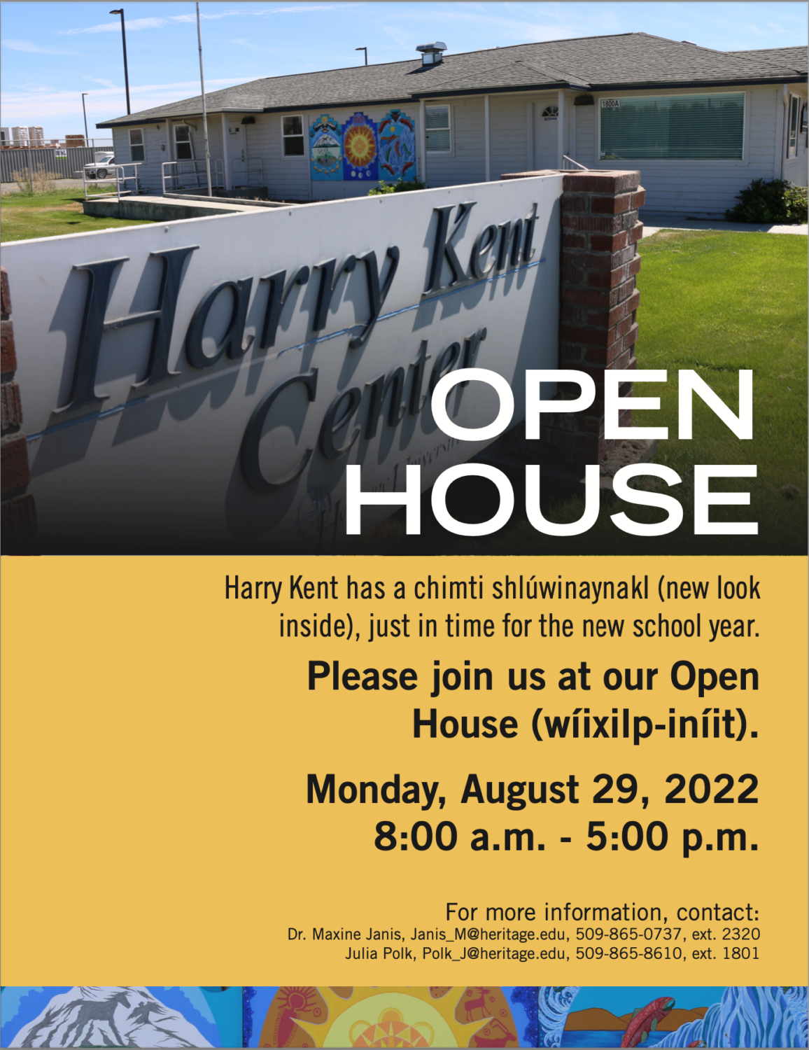 Harry Kent Center Open House | Heritage University