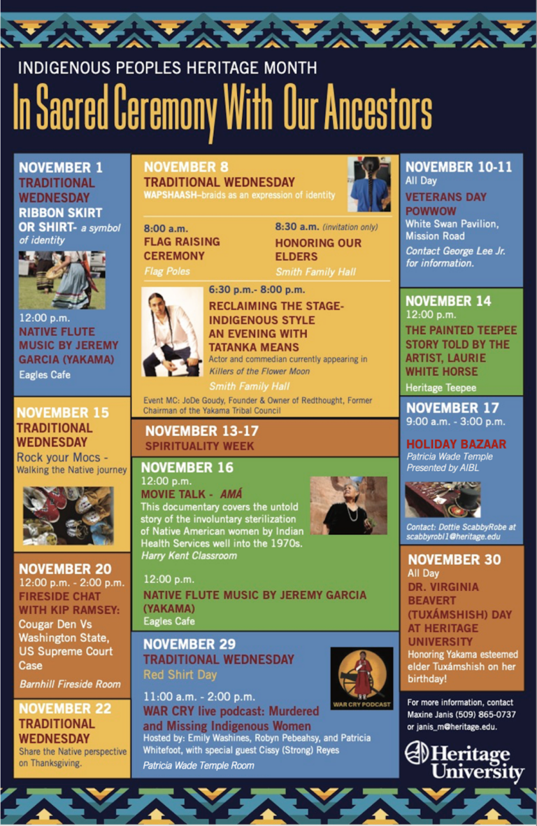 Heritage University honors Native American elders, welcomes Indigenous ...