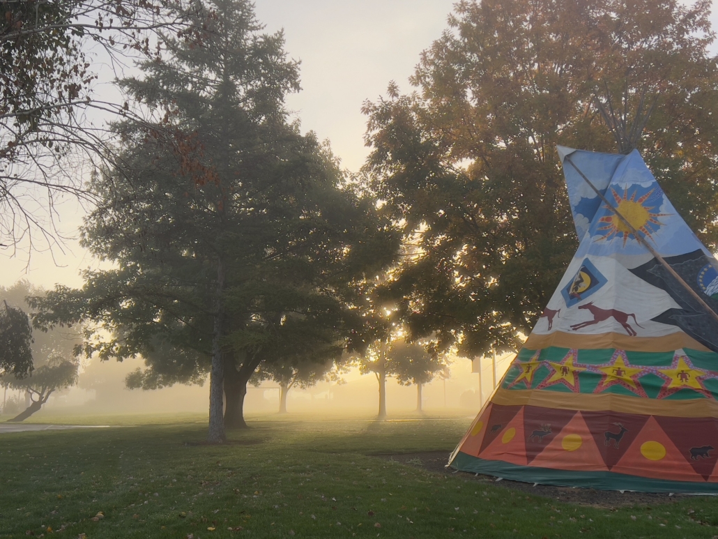The Painted Teepee | Heritage University