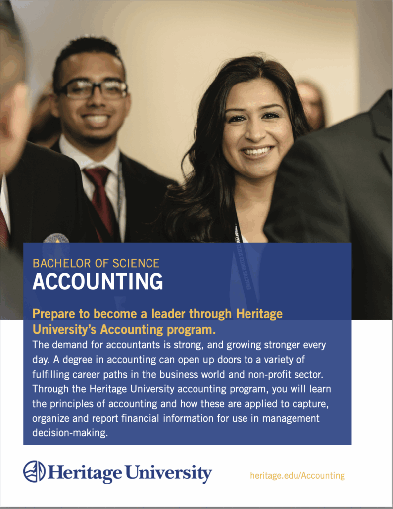 Accounting Degree | Undergraduate Degree At Heritage University